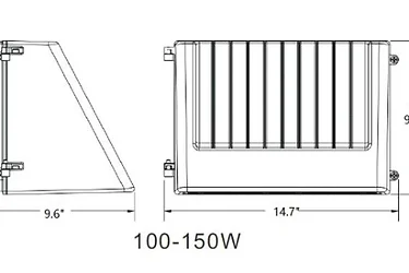 LED Full Cutoff Wall Pack 100W - Shop at LEDXperienceUSA